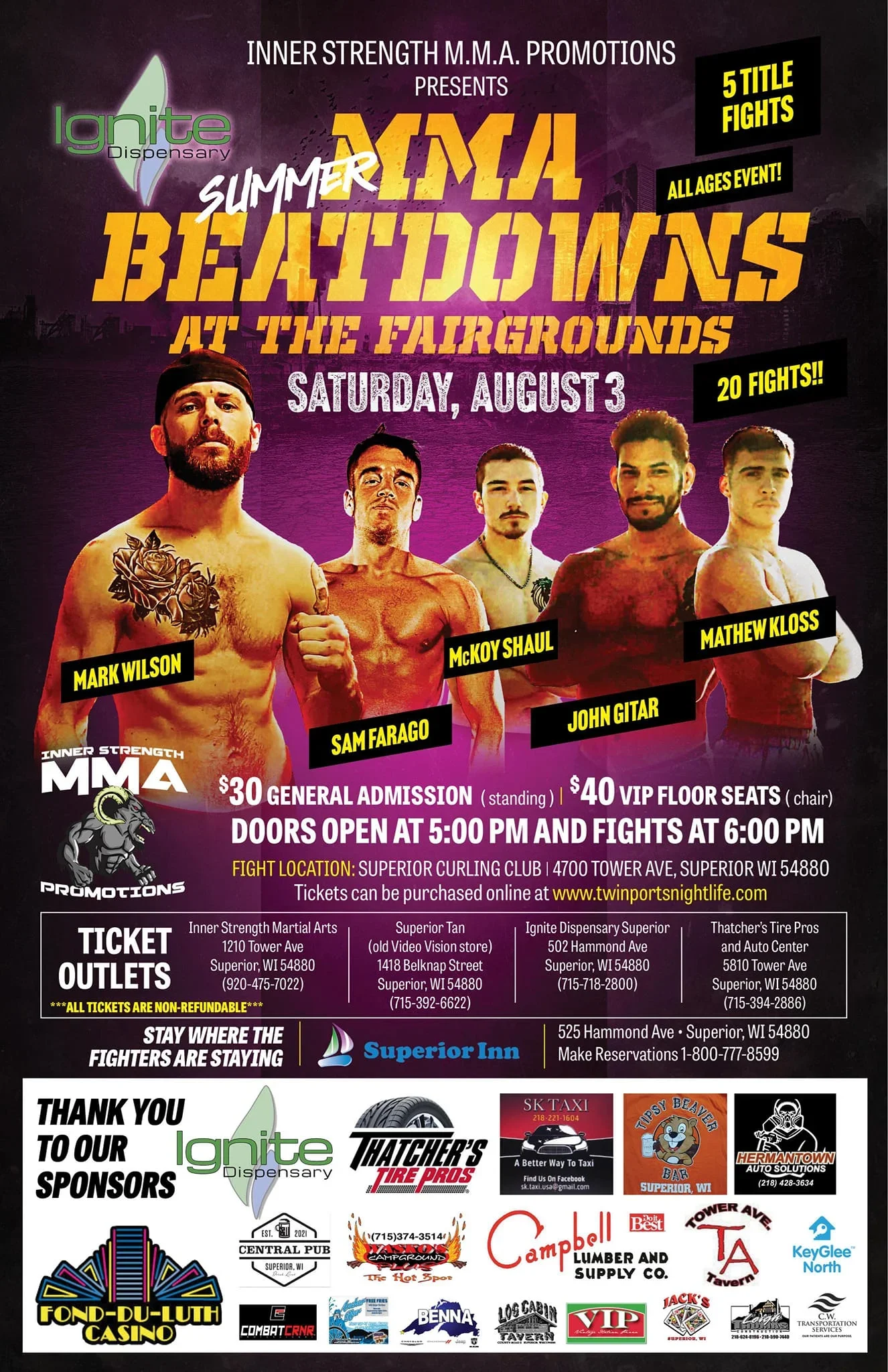 MMA Beatdowns at the Fairgrounds - Events and News - Duluth